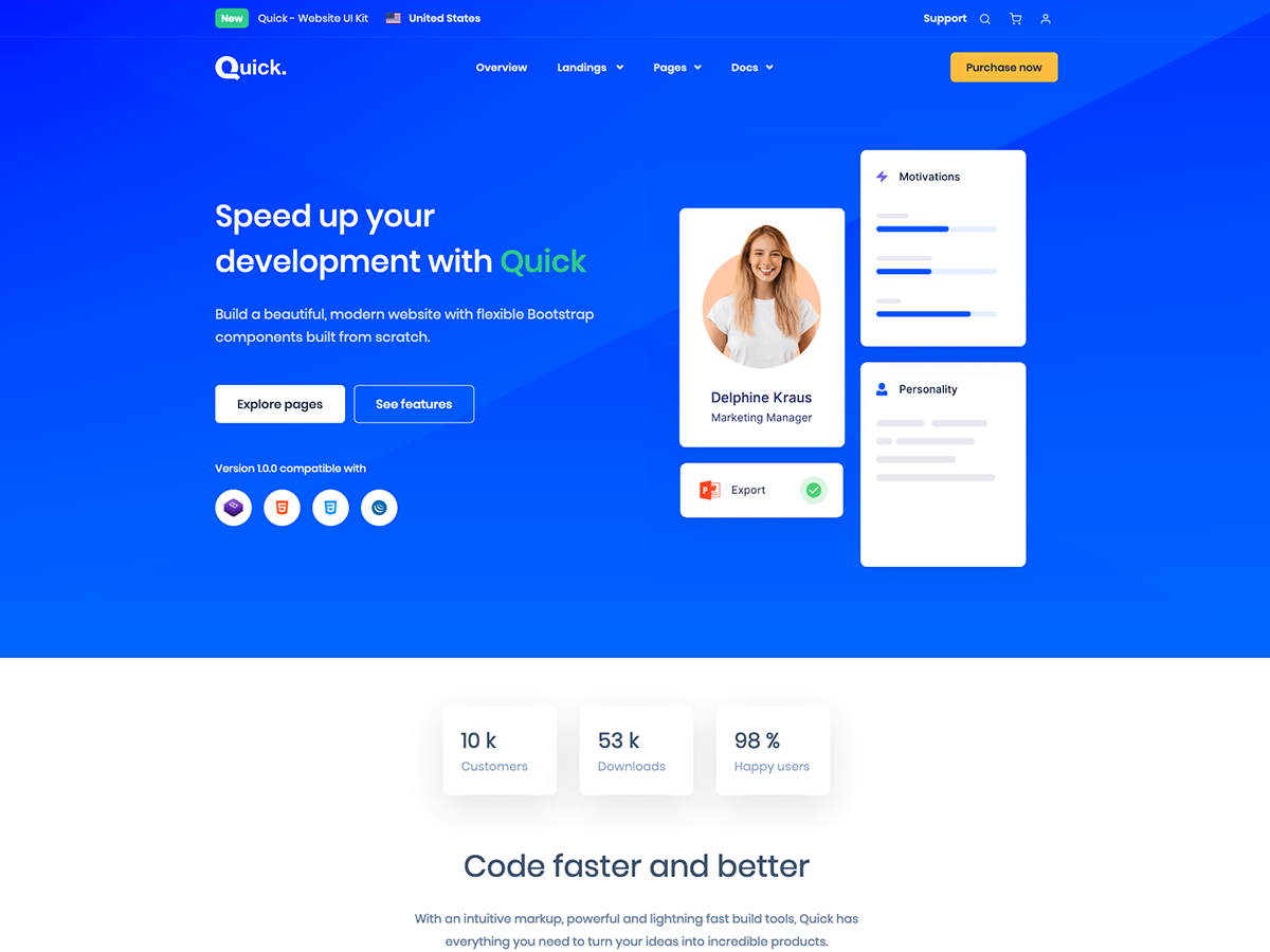 GitHub - HammerSport-Marketing/quick-ui-kit: A bootstrap UI kit for ...