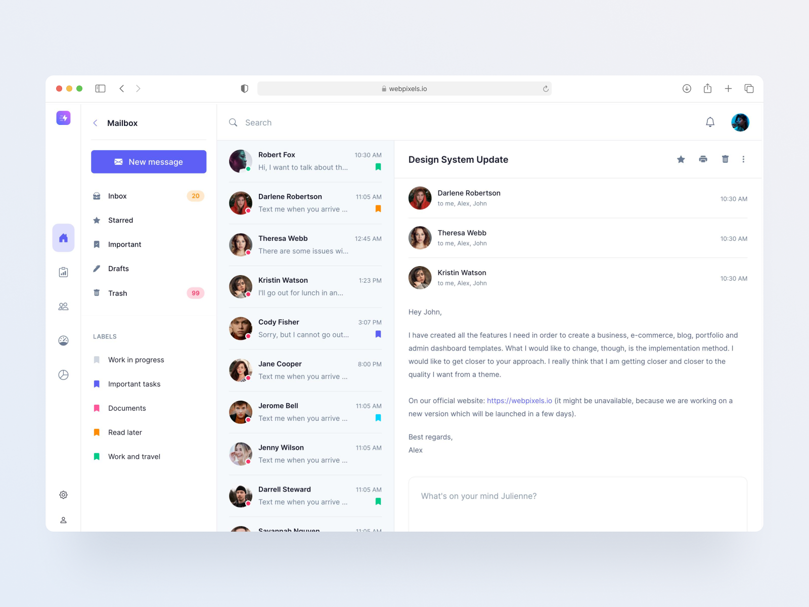 5 Bootstrap Chat Templates For Building Modern Messaging User 